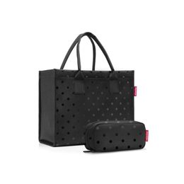 Reisenthel Daily Shopper Shopper Tasche 42 cm in glossy dots black | Gr.: onesize