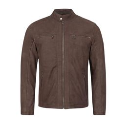 Rock Creek Lederjacke in Dunkelbraun | Gr.: XL