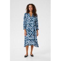 Culture Kleid CUmingo Relaxed fit in Blue Batik | Gr.: XS