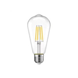 Licht-Erlebnisse E27 LED-Leuchtmittel in Warmwei&szlig; EEK E A bis G &Oslash; 5 cm in Klar | Gr.: onesize