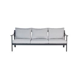 Beliani Gartensofa KIATO in Grau - (W) 225 x (H) 77 x (L) 80 cm | Gr.: onesize
