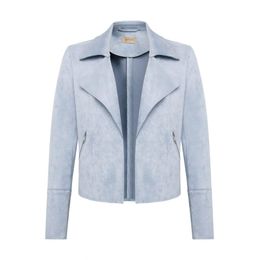 Cartoon Blazer-Jacke mit offenem Saum in Blue Blizzard | Gr.: 34