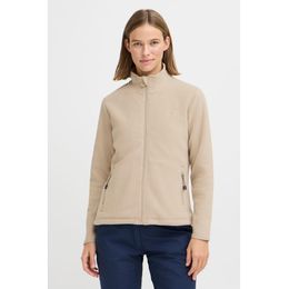 North Bend Fleecejacke NBConna W in Beige | Gr.: 42