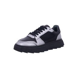 Apple of Eden Schn&uuml;rschuh LONDON in DK SILVER/BLACK | Gr.: 37