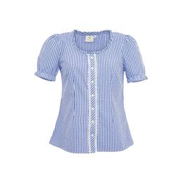 Spieth & Wensky Spieth & Wensky Bluse DOTTERBLUME in blau | Gr.: 40