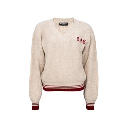 Roberto Geissini College Style Strickpullover Beige | Gr.: XL