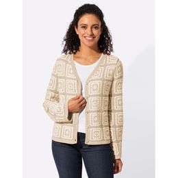 WITT WEIDEN Strickjacke in sand-wei&szlig; | Gr.: 36