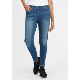 oxmo 5-Pocket-Jeans OXIrabelle in Blau | Gr.: W26/L32