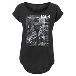 F4NT4STIC Long Cut T-Shirt Disney Nightmare Before Christmas in schwarz | Gr.: XS