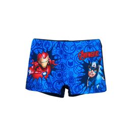 Avengers Badehose Iron Man Captain America Shorts in Blau | Gr.: 128