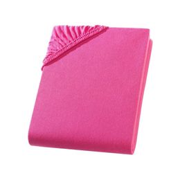 Carpe Sonno Jersey Spannbettlaken in Pink | Gr.: 160 x 200 cm