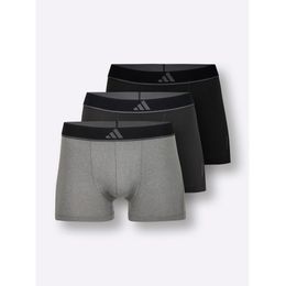Adidas Pants in schwarz + grau + anthrazit | Gr.: S