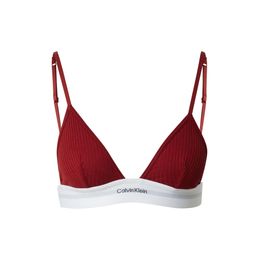 Calvin Klein Underwear BH Damen Gr&ouml;&szlig;e 100 bordeaux / wei&szlig;