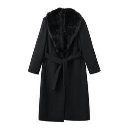 Mango Mantel 'DOLCE' Damen Gr&ouml;&szlig;e XL schwarz
