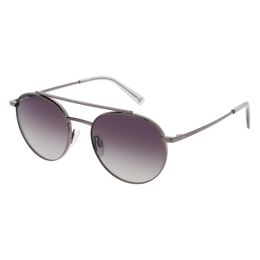 Marc O&rsquo;Polo Eyewear 505127 | Unisex-Sonnenbrille | Fassung: Vollrand, Pilot, Metall, Gun Dunkel | Glasfarbe: Grau