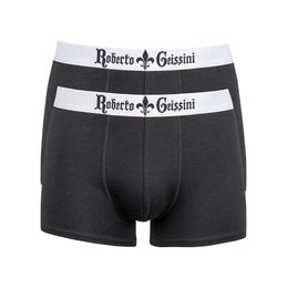 Roberto Geissini Boxershorts 2er Pack-schwarz | Gr.: XL