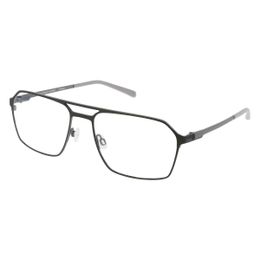Freigeist 861021 Brille Herren | Fassung: Vollrand, Pilot, Schwarz Gr&uuml;n