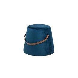 H&ouml;ffner Pouf blau Ma&szlig;e (cm): B: 42 H: 36 &raquo; H&ouml;ffner