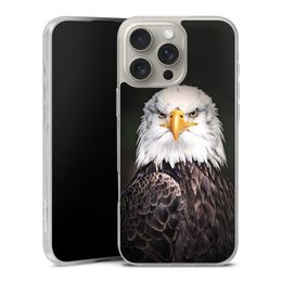 DeinDesign iPhone 16 Pro Max Handy Silikon H&uuml;lle Case transparent Handyh&uuml;lle Animals Eagle Bird Silikon Case
