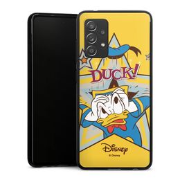DeinDesign Galaxy A52s 5G Handy Silikon H&uuml;lle Case schwarz Handyh&uuml;lle Donald Duck Disney Official Licensed Product