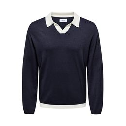 Only & Sons Only & Sons Sweater 'ONSADRIAN' male Blue size XXL