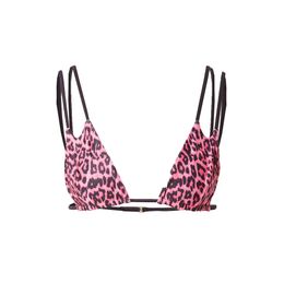 VIERVIER Bikinitop 'Jody' Damen Gr&ouml;&szlig;e 75 pink / schwarz