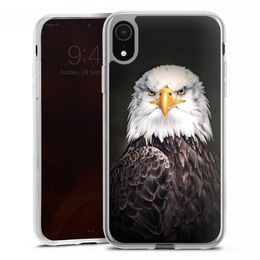 DeinDesign iPhone Xr Handy Silikon H&uuml;lle Case transparent Handyh&uuml;lle Animals Eagle Bird Silikon Case