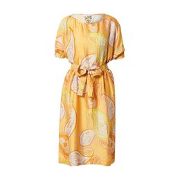 LIEBLINGSST&Uuml;CK LIEBLINGSST&Uuml;CK Kleid 'Ruba' Damen Gr&ouml;&szlig;e 36 gelb / pastelllila / orange / mandarine / wei&szlig; Winterkleid
