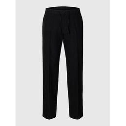 Selected Pleated Pants 'SLH196-Leroy' male Black size M