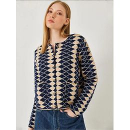 Bianco Lucci Knit Cardigan female Blue size S/L