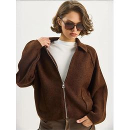 Bianco Lucci Knit Cardigan female Brown size S/L