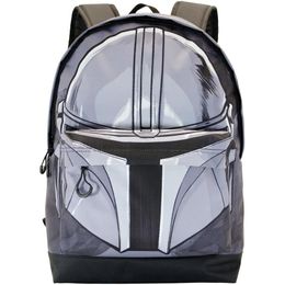 Star Wars Backpack 'The Mandalorian Helmet-FAN HS' boy Grey size One Size