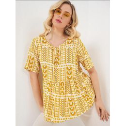 Bigdart Blouse female Yellow size L