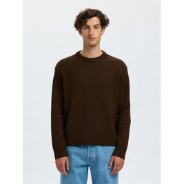 Selected Pullover Herren Gr&ouml;&szlig;e M dunkelbraun