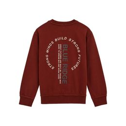 WE Fashion Sweatshirt Jungen Gr&ouml;&szlig;e 158/164 jade / kirschrot / wei&szlig;
