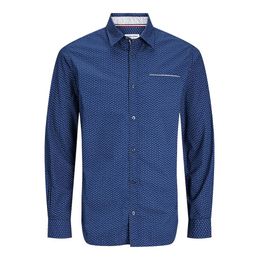 Jack & Jones JACK & JONES Hemd 'JJERemy' Herren Gr&ouml;&szlig;e L blau / dunkelblau / wei&szlig;