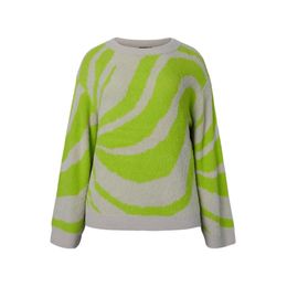 ZIZZI Pullover Damen Gr&ouml;&szlig;e XXXL/4XL grau / limette