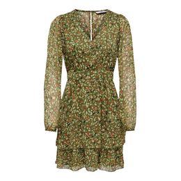 Only Kleid 'Adele' Damen Gr&ouml;&szlig;e 36 oliv / dunkelgr&uuml;n / kirschrot