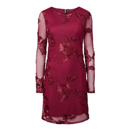 Pieces Kleid 'PCOffia' Damen Gr&ouml;&szlig;e 34 bordeaux Winterkleid