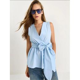 Bianco Lucci Blouse female Blue size L