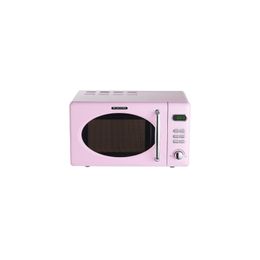 Wolkenstein Mikrowelle WMW720 SP - pink, Retro-Design, 700Watt, 20l, nostalgie