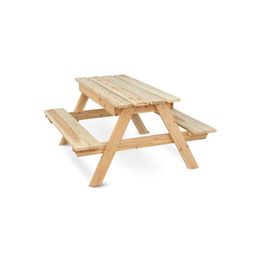 holz4home® Outdoor Picknickbank aus Tannenholz Kinder