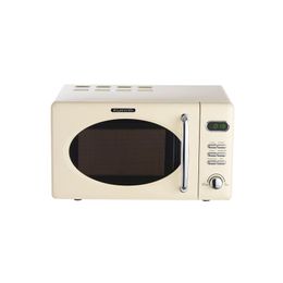 Wolkenstein Mikrowelle WMW720 SC - creme, Retro-Design, 700Watt, 20l, nostalgie