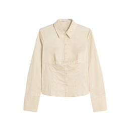 Bershka Blouse female Beige size XS