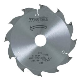 Mafell S&auml;geblatt-HM, 120 x 1,2/1,8 x 20 mm, Z 12, WZ (092560)