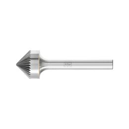 Pferd TOOLS Hartmetall Fr&auml;sstift Kegelsenk KSK 90&deg; &Oslash; 16x08 mm Schaft-&Oslash; 6 mm Z5 universal fein (21115456)