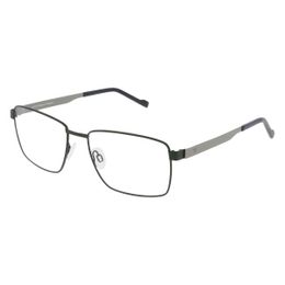 Titanflex 820999 Brille Herren | Fassung: Vollrand, Quadratisch, Grau Gr&uuml;n