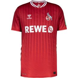 Hummel 1. FC K&ouml;ln 25-26 AWAY Teamtrikot - Gr&ouml;&szlig;e XL - rot