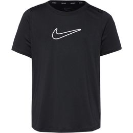 Nike ONE Funktionsshirt M&auml;dchen - Gr&ouml;&szlig;e 158/164 - schwarz