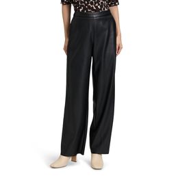 Marlene-Hose Betty Barclay "Damen mit Taschen", Damen, Gr. 38, Normalgrößen, schwarz, Obermaterial: 100% Polyurethan, 100% Polyester, relaxed fit lang, Hosen